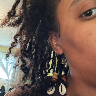 Cowrie Shell Loc Jewelry, Dreadlock Hair Accessories, Beads for Braids ...