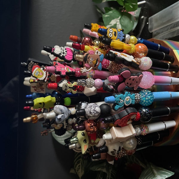 Pen Display 3D Printed Stair Step Beaded Pen Display - Etsy