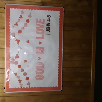 We Are Hooked on Jesus Christian Bulletin Board Set Christian Classroom ...