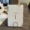 Handmade Paper Table Number Signs - Etsy Canada
