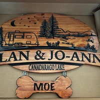 RV Sign, Camper Sign, Engraved Rv Sign, Campsite Flag, RV Flag Hanging ...