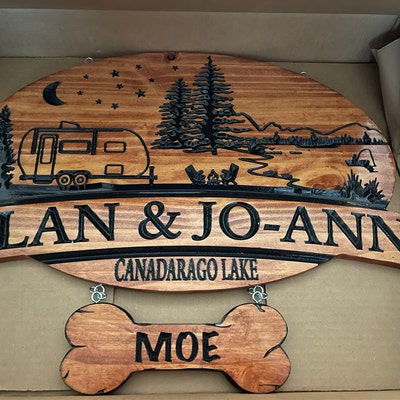 RV Sign Camper Sign Engraved Rv Sign Campsite Flag RV Flag - Etsy