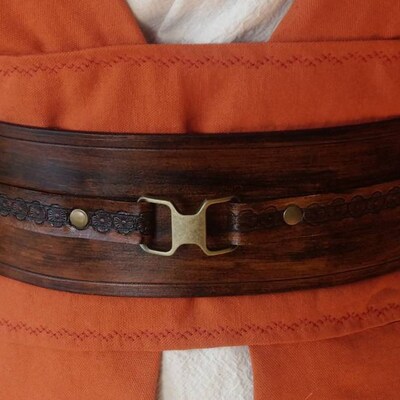 Jedi Belt or Sith Belt, Prequel Style, With Accent star Wars - Etsy