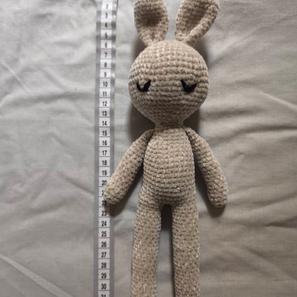 Crochet Bunny Pattern. Classic Long Legged Bunny Toy. Amigurumi Rabbit ...