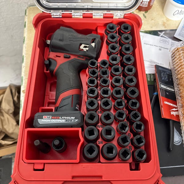 Milwaukee Packout Toolbox Lid Bit Storage, Packout Mods, Packout Bit ...