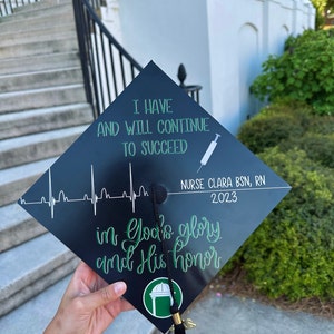 Custom in Case of Emergency Graduation Cap Topper, Nursing Graduation ...
