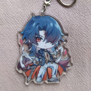 Bennett and Razor Keychains Genshin Impact Arcylic Charms - Etsy