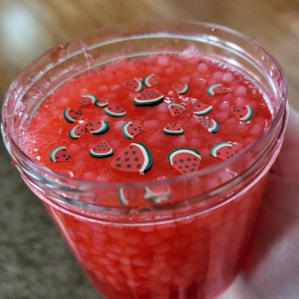 Watermelon Crunch Slime - Etsy