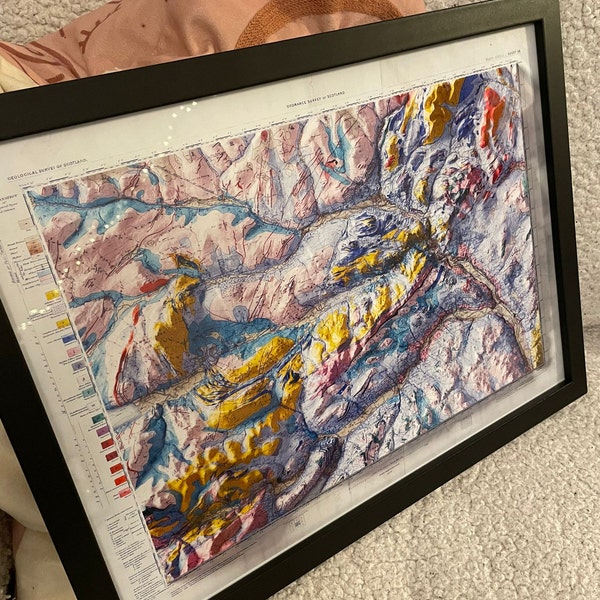 Dymaxion Airocean World Map / Fuller Projection / Elevation Topo Relief ...