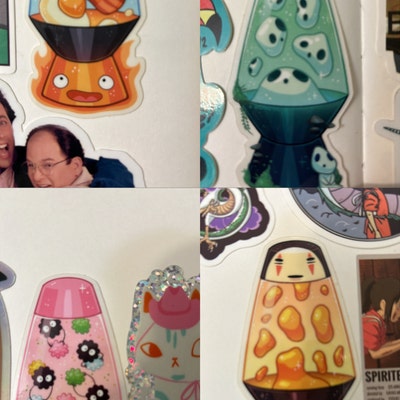 Rainbow UFO Sticker Transparent Sticker Vinyl Sticker Die Cut Sticker ...