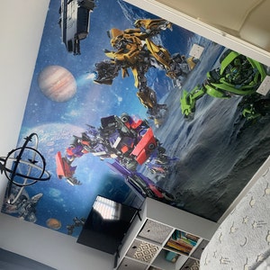 Kids Room Transformers Mural, Kids Wallpapers, Bedroom Wallpapers ...