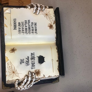 Spooktacular Spell Personalized Resin Spellbook, Personalized Halloween ...