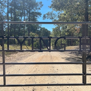 Custom Farm Gate Name Letters - Etsy