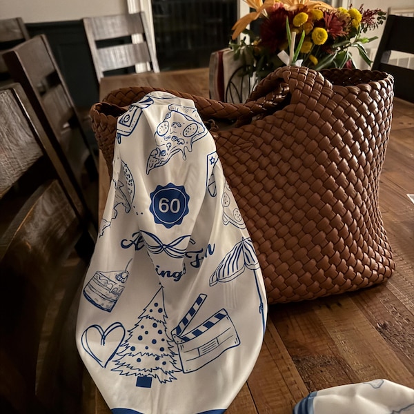 Custom Memory Scarf: Design Your Own Icon Scarf, Personalized Keepsake ...