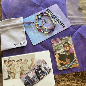 Agustd-daechwita Inspired Necklace, K-pop, BTS, Green/gold Choker, K ...