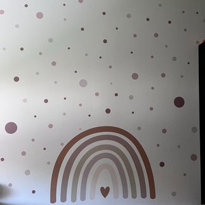 Boho Dots Watercolor Stickers Watercolor Circles Kids Room - Etsy