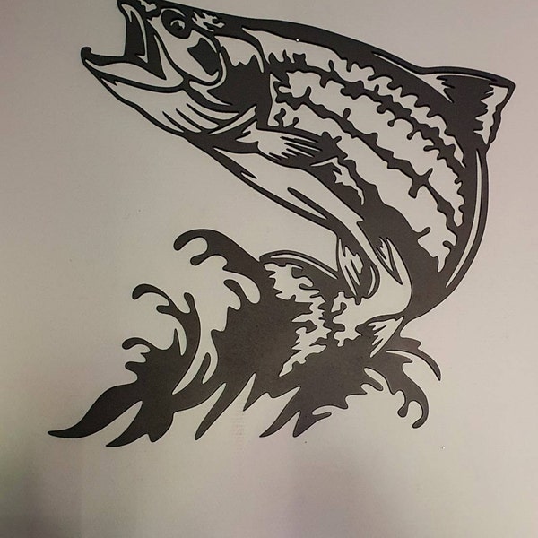 Trout Fish SVG, DXF Files for Plasma, Laser Cutting, Cnc, Svg for ...