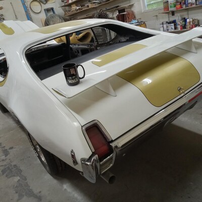 1964 Impala SS Convertible Classic Car Rear View Custom Wall Flag ...