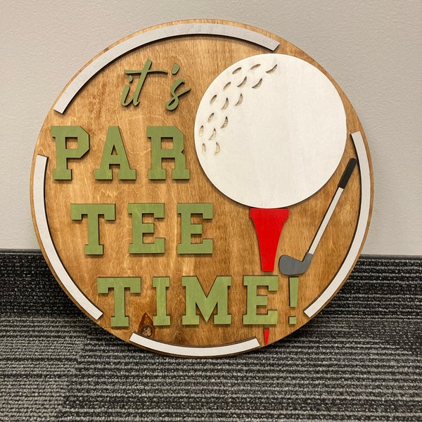 Par Tee Time Svg, Wood Round Golf Svg, Golf Round Sign Svg, Funny Golf ...