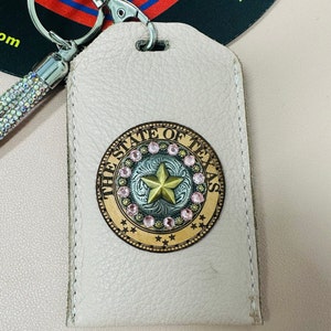 State of Texas ID Holder, ID Holder, Badge Holder - Etsy