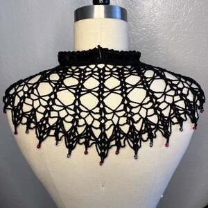 CROCHET CHOKER PATTERN, Victorian Pointed Choker Crochet Pattern ...