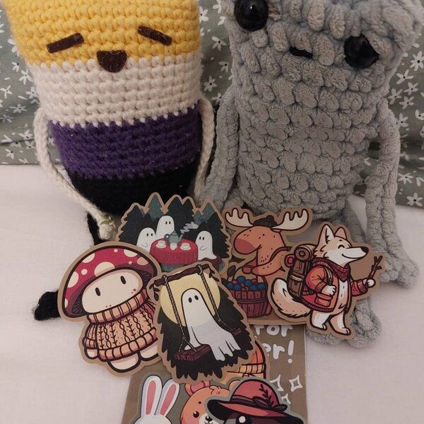 My Beloved Ghost Matte Sparkle Sticker - Cottagecore Sticker ...