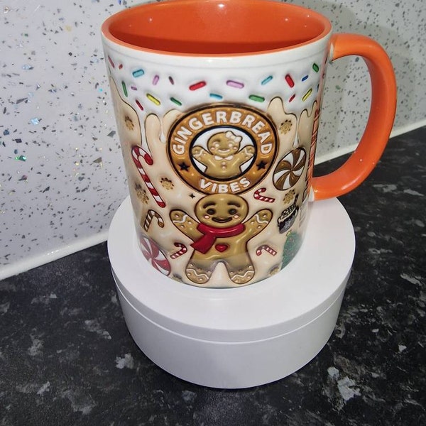 3d Inflated Cafecito Y Chisme Tumbler Wrap Png 3d Puff Pan Dulce 20oz Tumbler Sublimation
