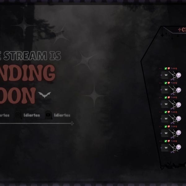 Spooky Notes: Stream Schedule Template • Cute Autumn / Halloween ...