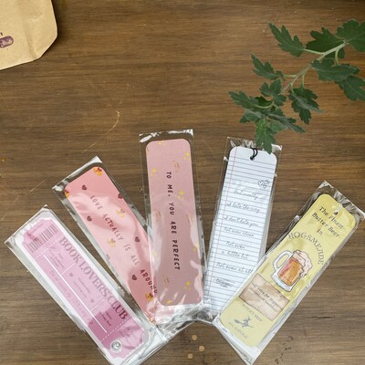 Iced Coffee Farm Bookmark Coffee Art Bookmark Cute Bookmark Brown ...