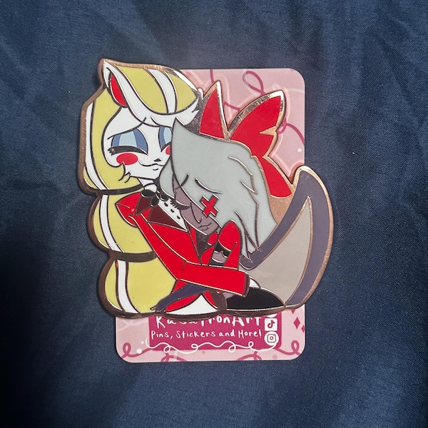 Hazbin Hotel Charlie & Vaggie Enamel 2nd Run! Pin 3” || Chaggie - 2 ...