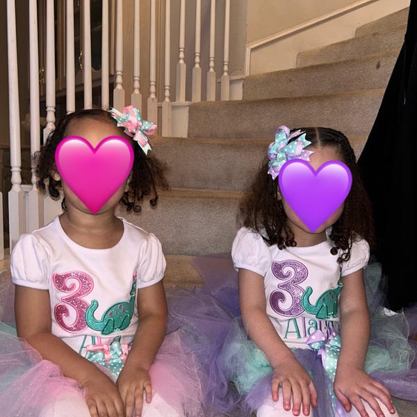 Dinosaur Birthday Tutu Set Girls,dino Birthday Tutu Set,girl Dino ...