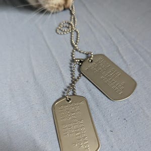 U.S. MILITARY Set PERSONALISED ARMY Dog Tags With Additional Red Medic ...