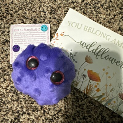 Worry Buddy, Sensory Comfort Toy, Autism Toy for Kids, Fuzzy Sensory ...