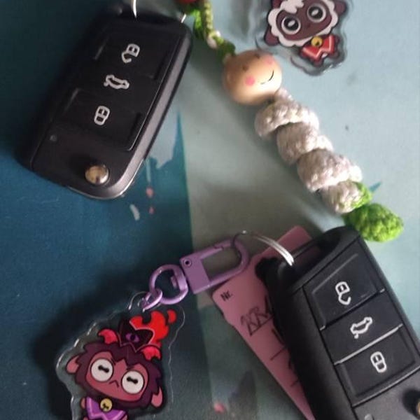 Amphibia, Anne, Marcy and Sasha Keychains Epoxy - Etsy