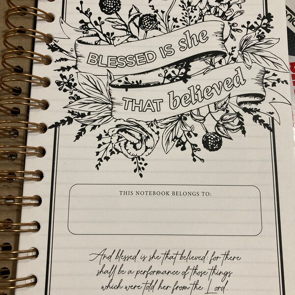 Kids Christian Coloring Planner | Fillable Undated Digital Download 8 ...