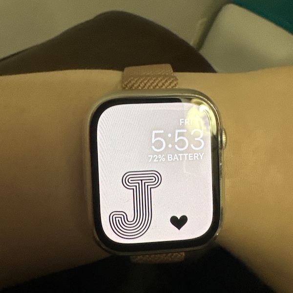 Initial Apple Watch Wallpaper, Letter Apple Watch Wallpaper, Apple ...