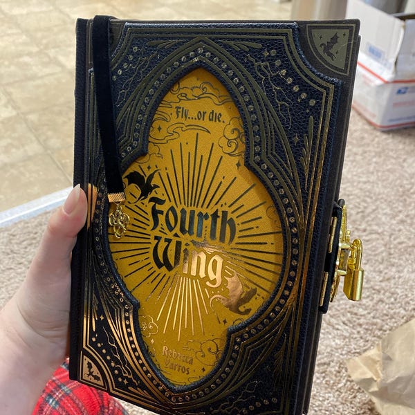 Fourth Wing Luxe Edition Rebound Book - Book Rebinding With Tri-color ...