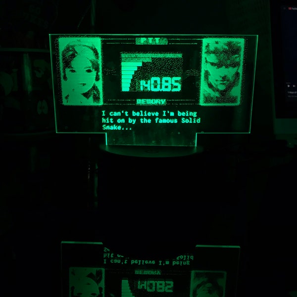 Metal Gear Solid MGS Codec Customizable Acrylic Light LED Lamp - Etsy ...