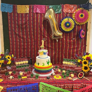 Otomi Design Gift Tags set of 12, Cinco De Mayo Decorations, Fiesta ...