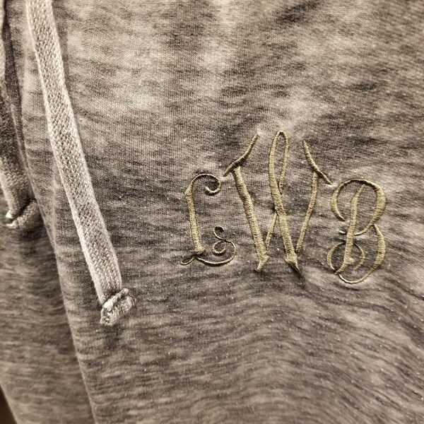 Monogrammed Ladies Sweatpants - Monogrammed Ladies Yoga Pants ...