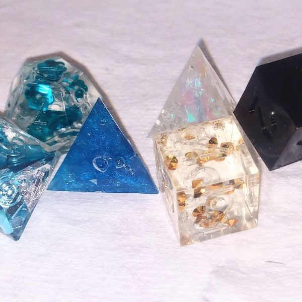 7 Styles DND Dice Mold Set-silicone Dice Mold-resin Dice Mould ...