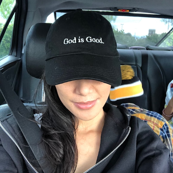 GOD IS GOOD Baseball Hat, Embroidered Dad Cap • Religion Christian ...