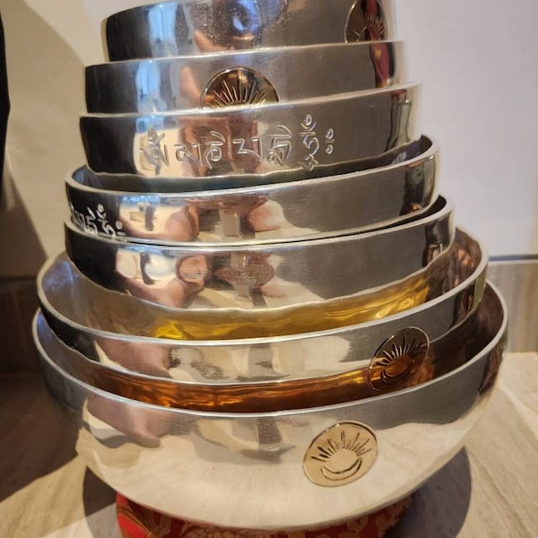 50 to 100 Cm Tree of Life With Mantra Etching Tibetan Gong-fancy Design ...