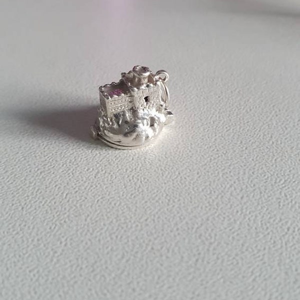 Cinderella Castle Opening Sterling Silver Charm - Etsy