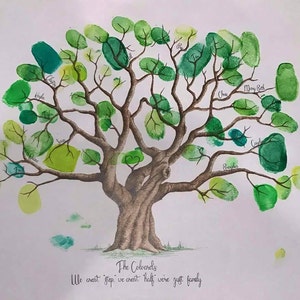 Olivia Instant Download Fingerprint Tree Wedding Decoration Birthday ...