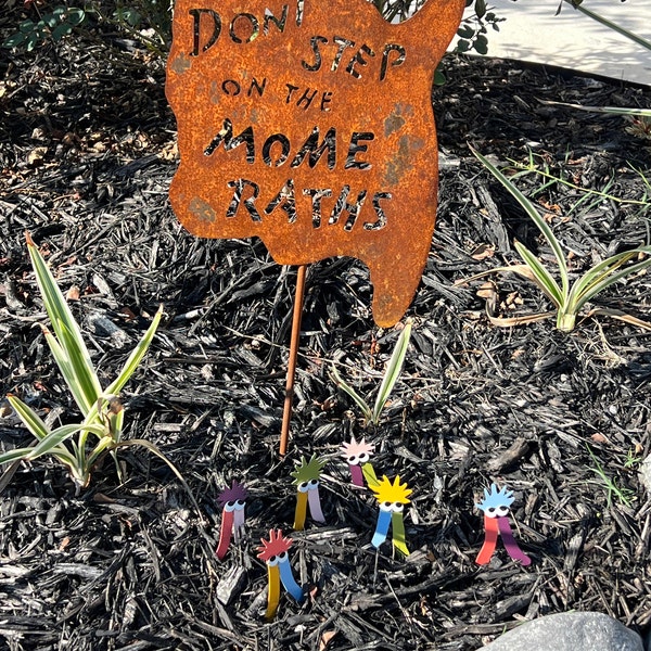 Mome Raths Plant and Garden Stake (set of 6) Alice in Wonderland - Free ...