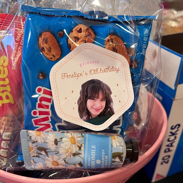 Custom Face Sticker｜personalized Birthday Sticker｜custom Kid Birthday ...