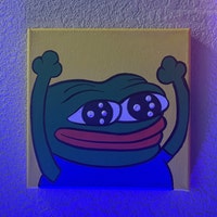 Malerei auf Leinwand Pepe Ez Clap - Etsy.de