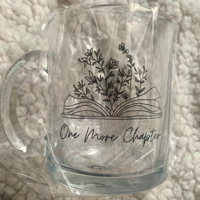 Just One More Chapter Mug, Gift for Book Lover, Floral Book Mug ...