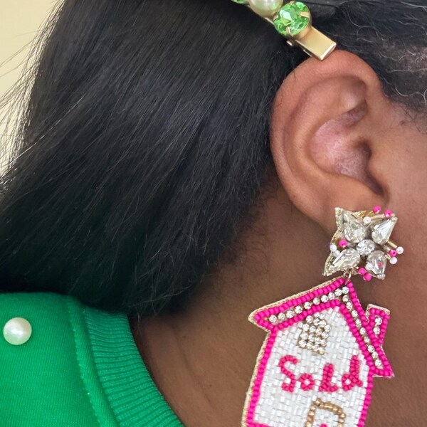 50th Birthday Beaded Earrings, Milestone Birthday, 50 Earrings, 50th ...